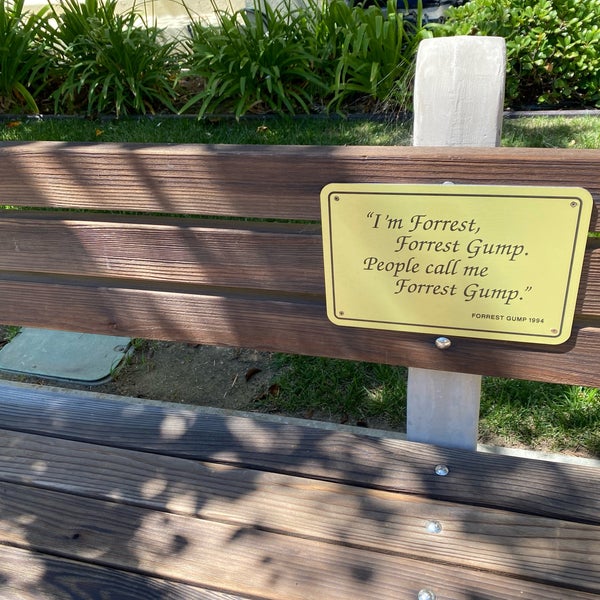 Forrest Gump Bench Paramount