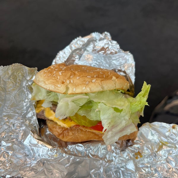 Five Guys Veggie Sandwich