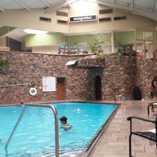 Indoor/Outdoor Pool @ Pheasant Run Resort - 48 visitors