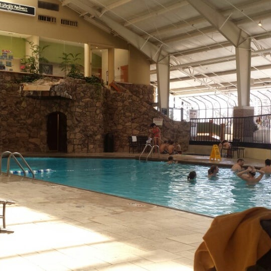 Indoor/Outdoor Pool @ Pheasant Run Resort - 48 visitors