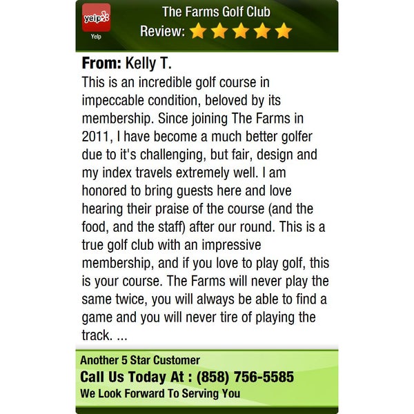The Farms Golf Club - 2 tips