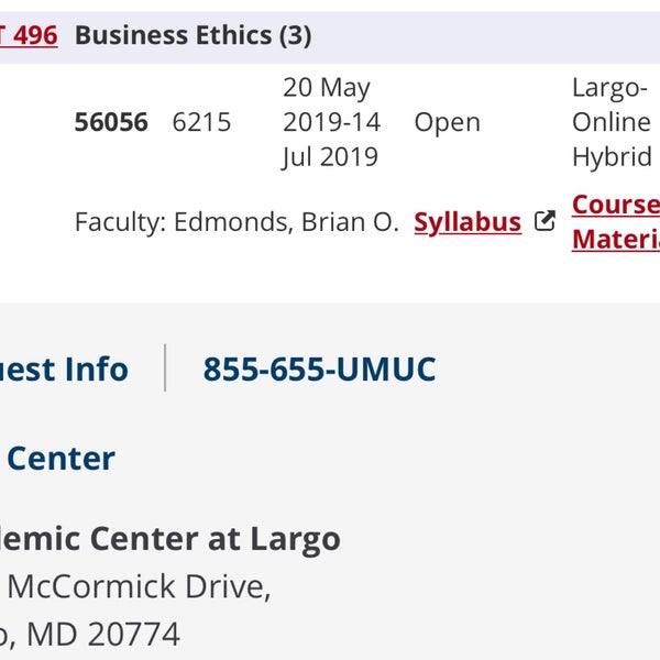 UMUC Academic Center at Largo - Largo, MD