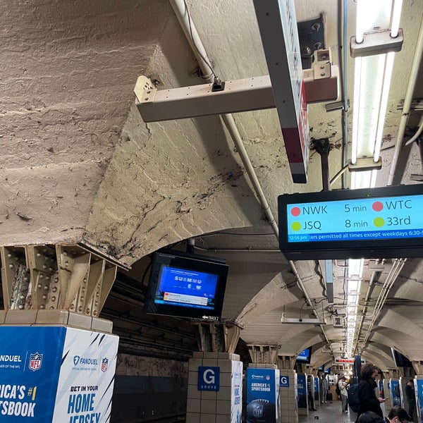 Photos at Grove Street PATH Station - Metro Station