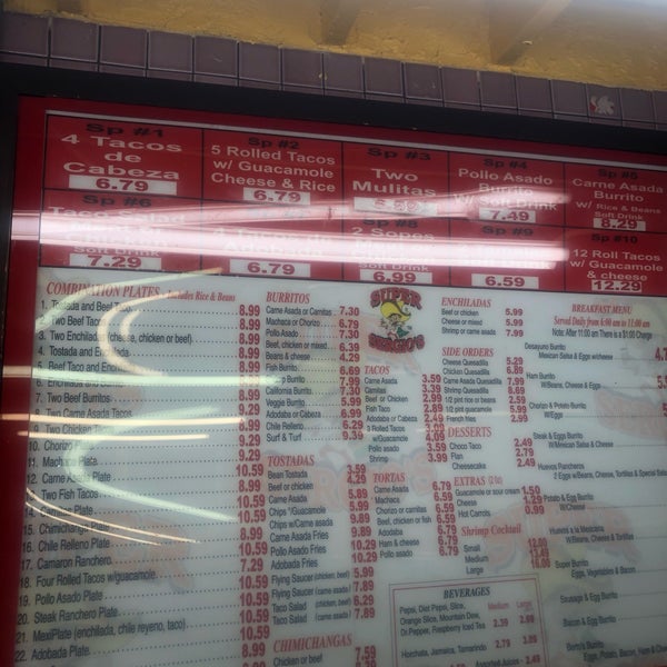 Super Sergio's - Mexican Restaurant in San Diego