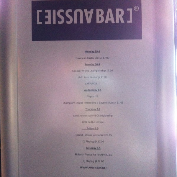 Aussie Bar (Now Closed) - 3 tips