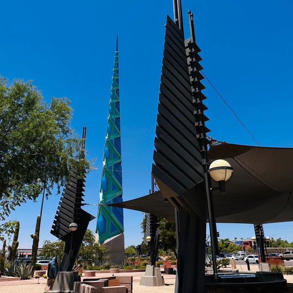 Frank Lloyd Wright Spire - Sculpture Garden in Scottsdale