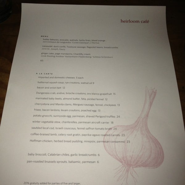 Heirloom Café - Mission District - San Francisco, CA