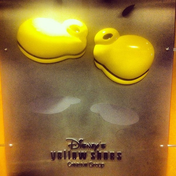 Mickey Mouse Yellow Shoes