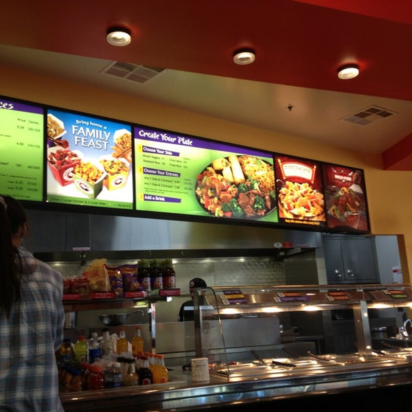 Panda Express Menu Board