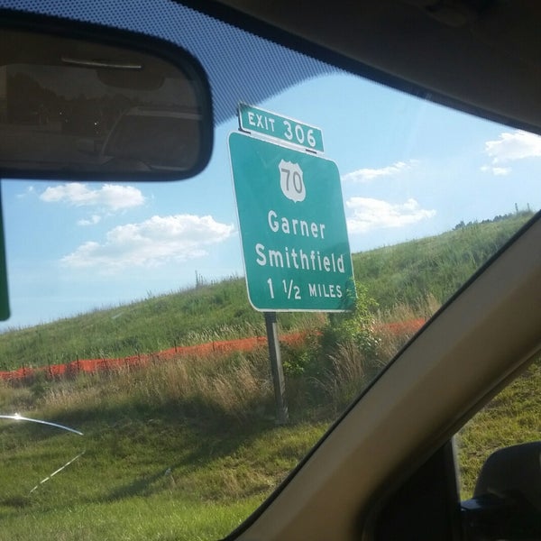 I-40 & 70 E (exit 306) To Clayton - Garner, NC