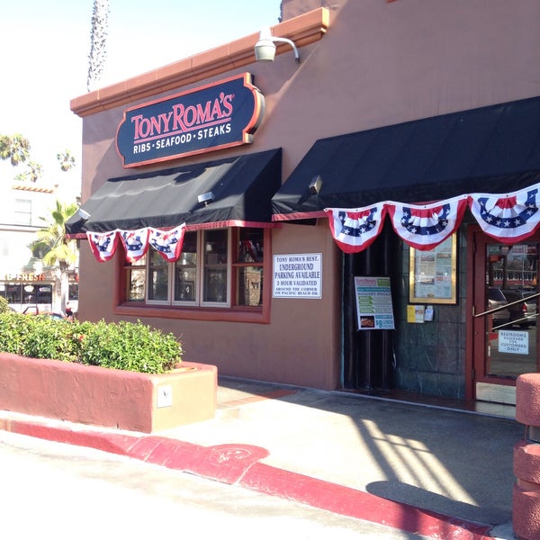 Tony Roma's - CLOSED (Now Closed) - Pacific Beach - 4110 Mission Blvd