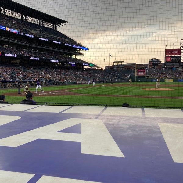 Photos at Coors Field Section 124 Row 17 - Ballpark - 1 tip from 89 ...