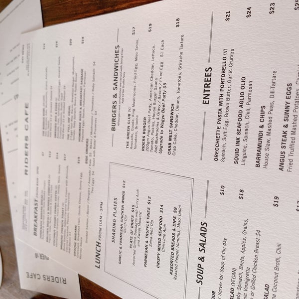 Riders Cafe - Café in Singapore