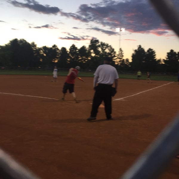 Softball Field Sunset Photography