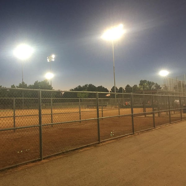 Softball Field Sunset Photography