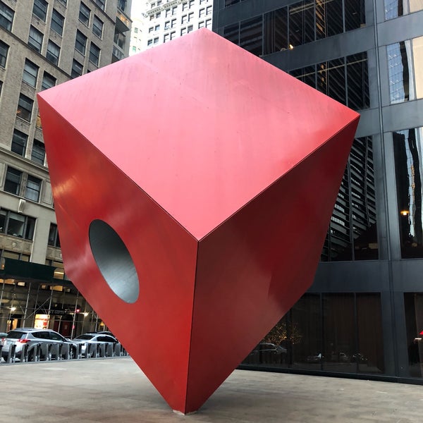 Isamu Noguchi Red Cube