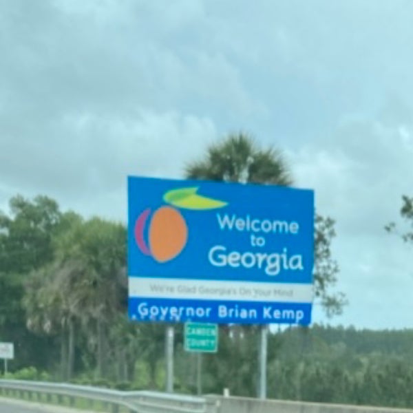 Florida / Georgia State Line - Border Crossing