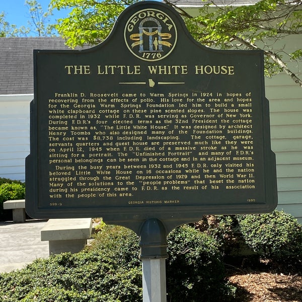 Roosevelt's Little White House Historic Site - History Museum in Warm ...