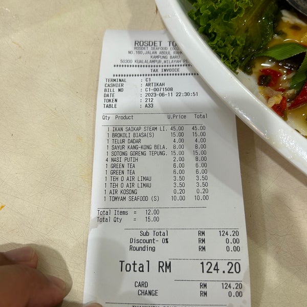 Rosdet Tomyam - Kampung Bahru - 156, Jalan Abdul Rahman Idris