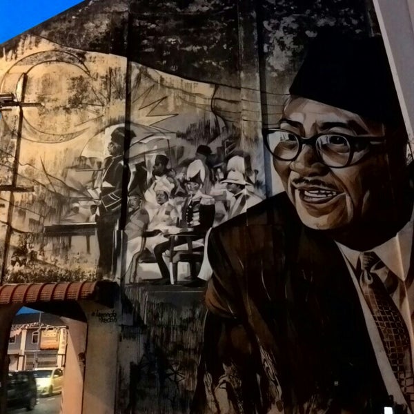 Mural of Tunku Abdul Rahman