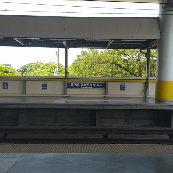 MRT3 - GMA-Kamuning Station - South Triangle - at Epifanio delos Santos ...