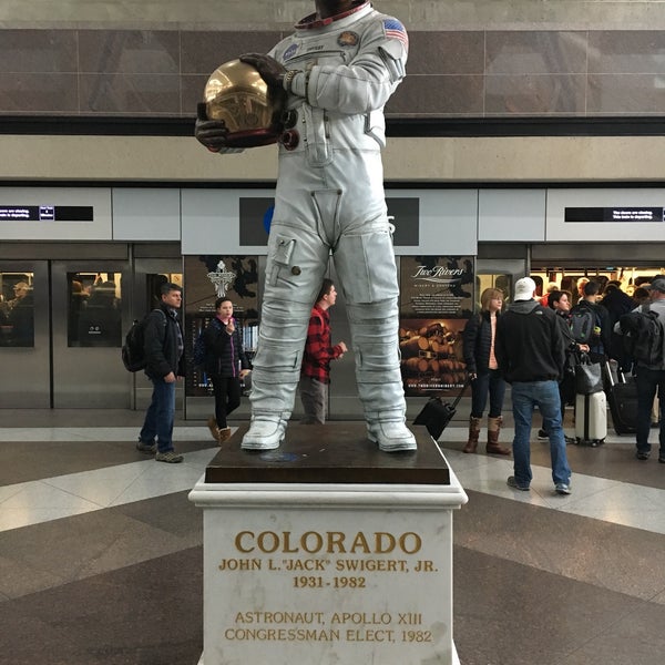 Photos at Statue of Jack Swigert, Apollo Astronaut - Denver ...