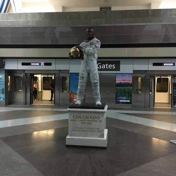 Photos at Statue of Jack Swigert, Apollo Astronaut - Denver ...