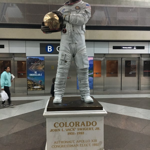 Photos at Statue of Jack Swigert, Apollo Astronaut - Denver ...
