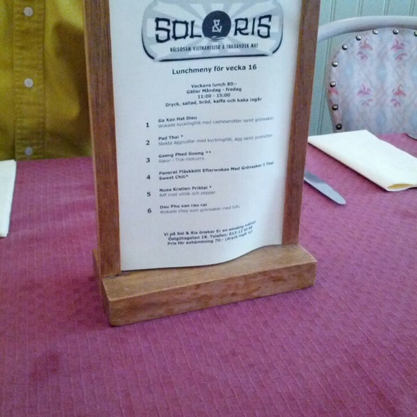Sol & Ris - Vietnamese Restaurant in Linköping