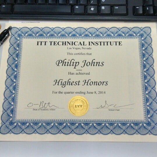 Itt Technical Institute Diploma