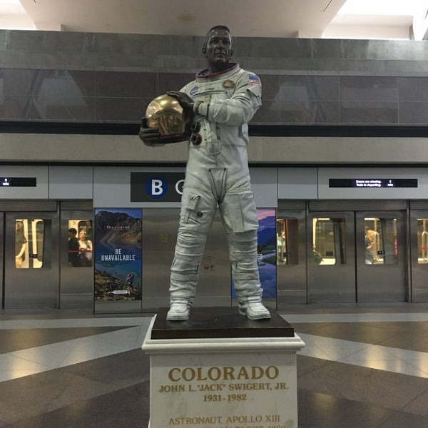 Photos at Statue of Jack Swigert, Apollo Astronaut - Denver ...