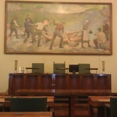 Suuren valiokunnan vanha sali - Etu-Töölö - Helsinki, Uusimaa