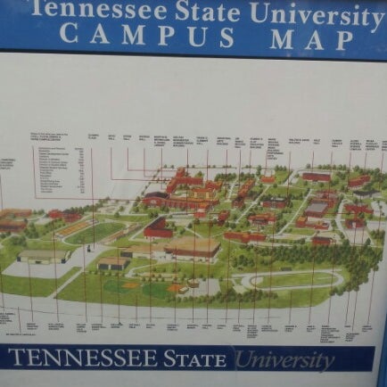 Tennessee State University Campus Map