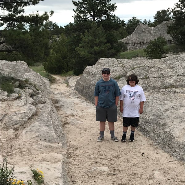 Oregon Trail Ruts - Scenic Lookout in Guernsey