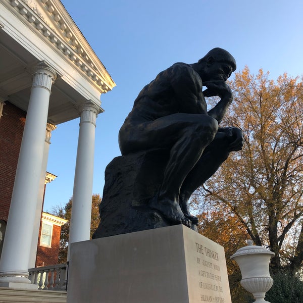 Thinker Statue - Sculpture Garden in University