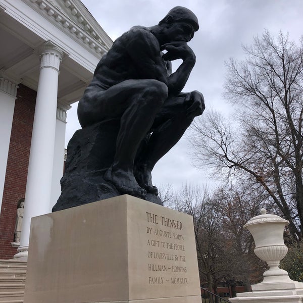 Thinker Statue - Sculpture Garden in University