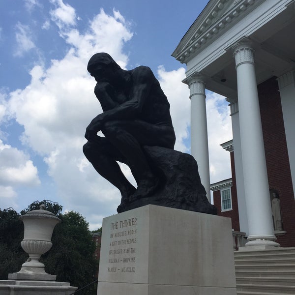 Thinker Statue - Sculpture Garden in University