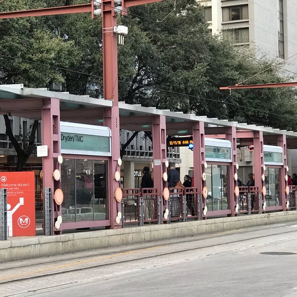 METRORail Dryden / TMC (Southbound) Station - 453 visitors
