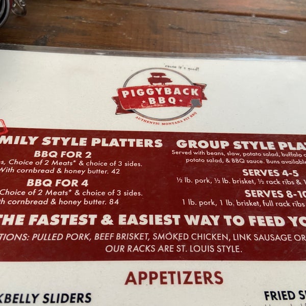 Piggy Back BBQ - BBQ Joint