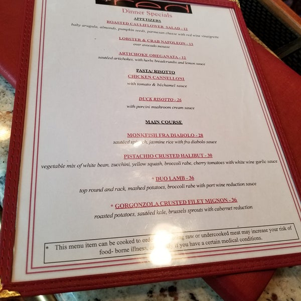 Cafe Red - Italian Restaurant