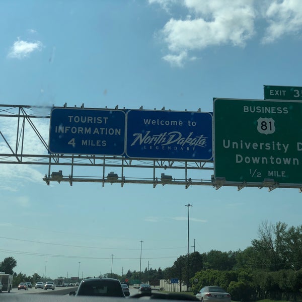 Photos at Minnesota / North Dakota State Line - Border Crossing in Fargo