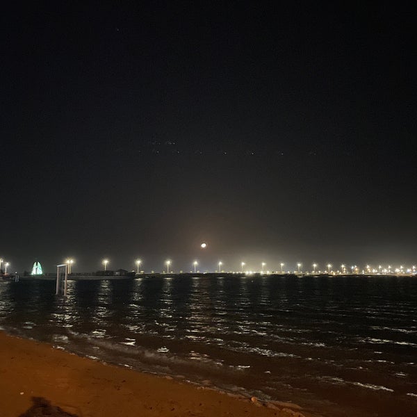 Marina Beach At Night