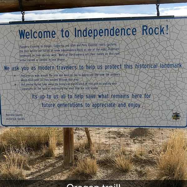 Independence Rock Signatures
