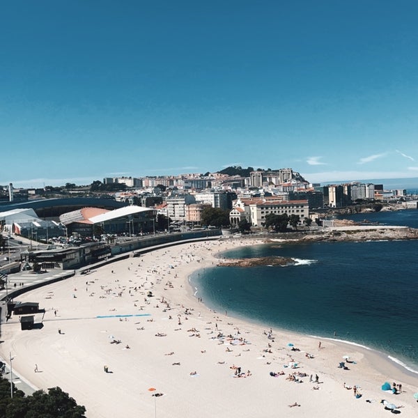 Praia de Riazor - La Coruña, Galicia