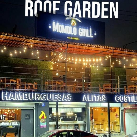 Momolo Grill. Hamburguesas, Alitas Y Costillas Al Carbón . - Neza, México