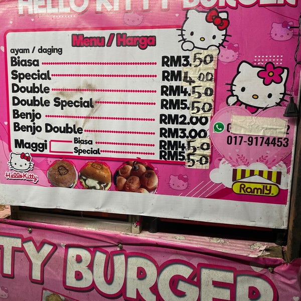 Hello Kitty Burger - Jalan Kelantan