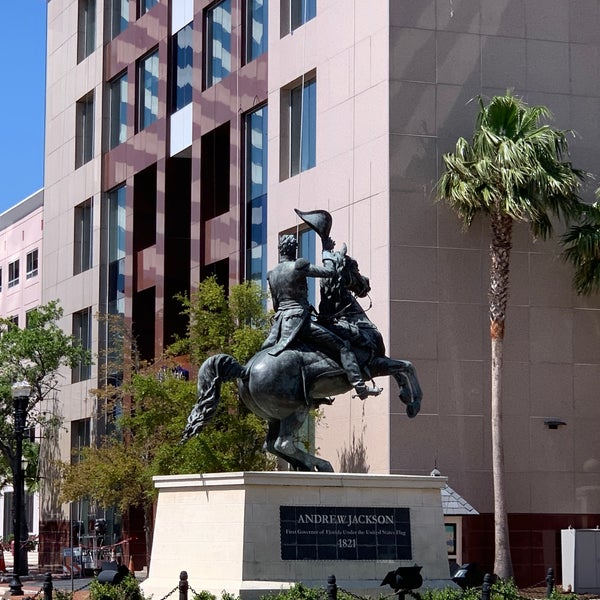 Andrew Jackson Statue - Sculpture Garden in Downtown Jacksonville