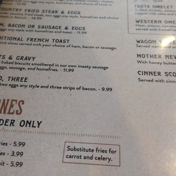 Jeremiah's Restaurant - 25 tips