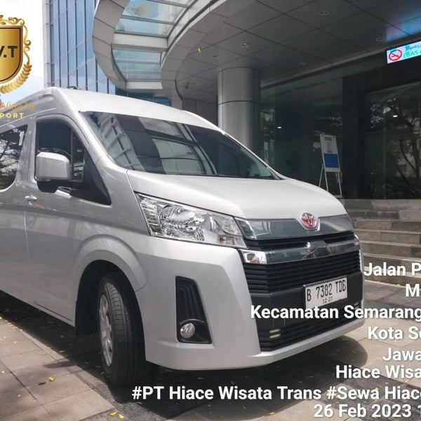 Hiace Wisata Trans Cipinang | Sewa Hiace premio luxury | Rental elf ...