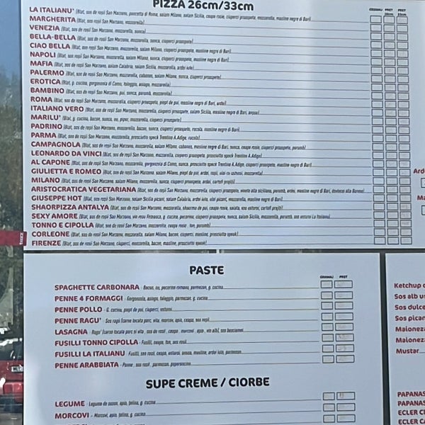 la Italianu Brâncuși - Pizzeria in Bucharest